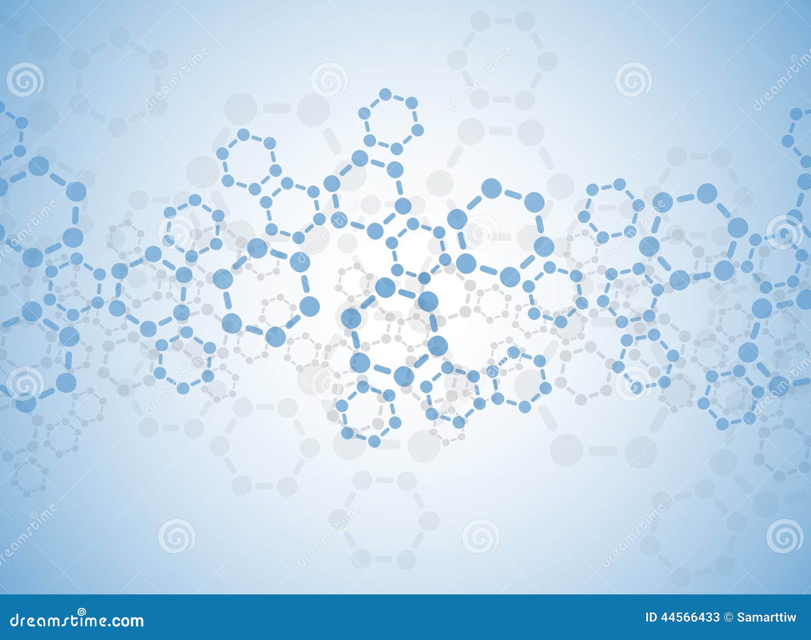 Abstract Molecules Background. Molecular Structures Or Chemical ...