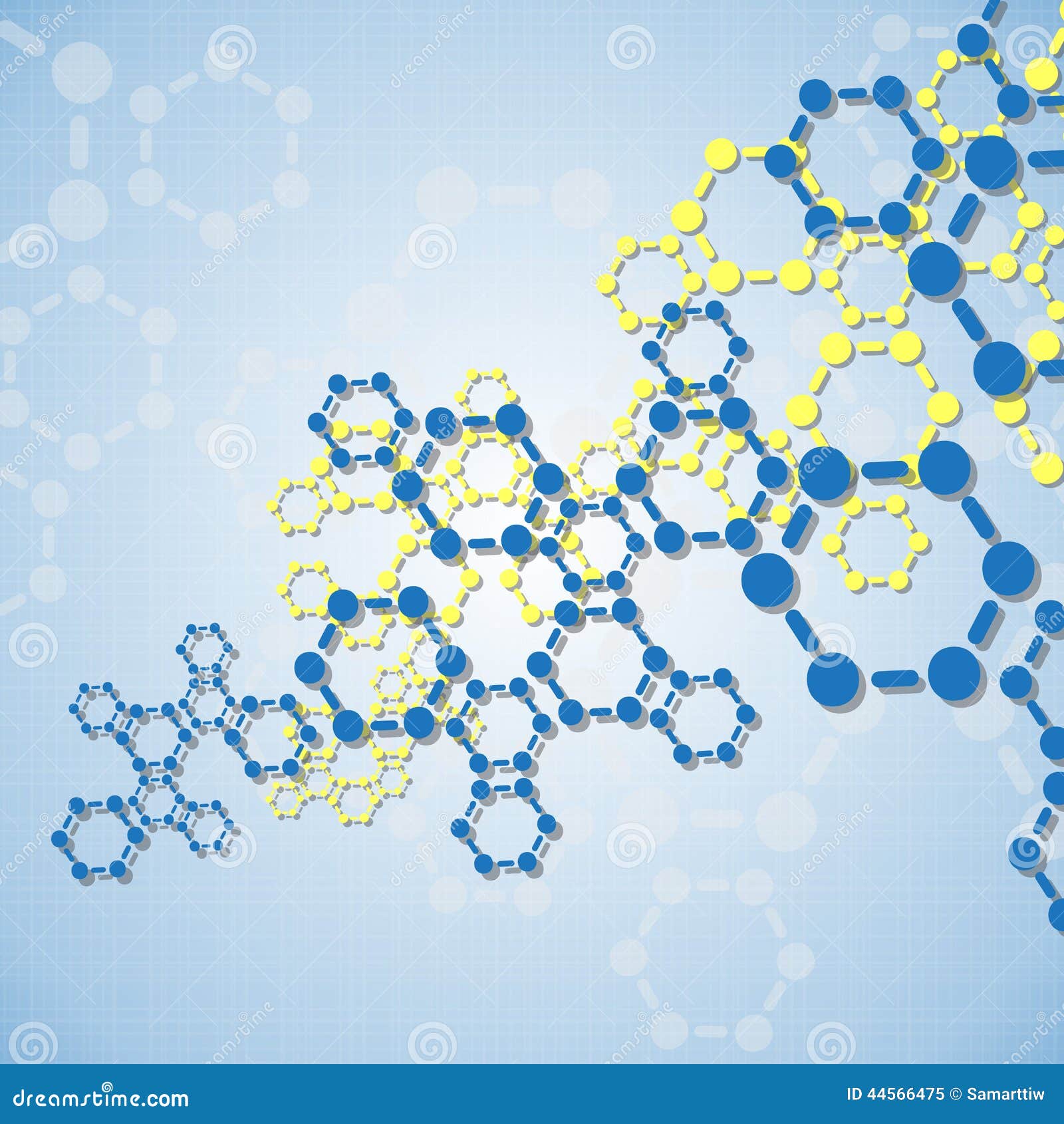 Abstract Molecules Medical Background Stock Vector - Illustration of ...