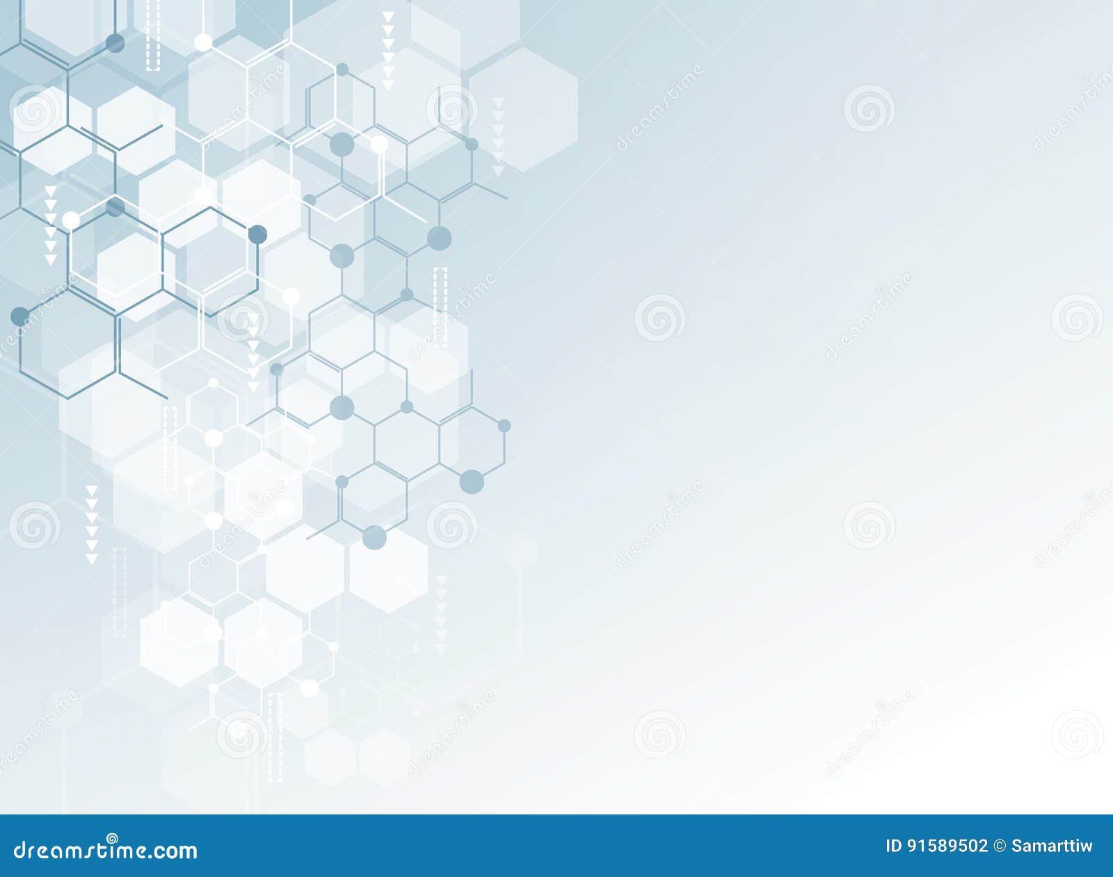 Abstract Molecules Medical Background Stock Vector - Illustration of ...