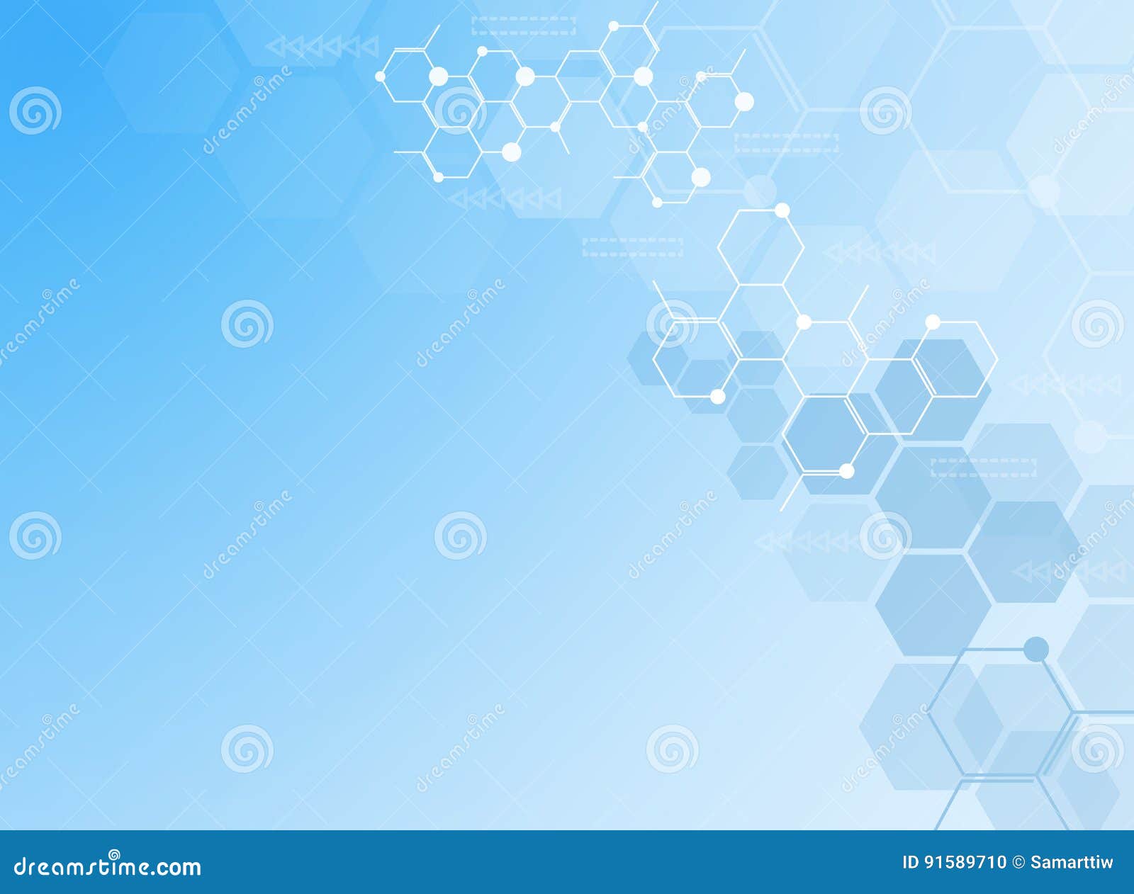 Abstract Molecules Medical Background Stock Vector - Illustration of ...