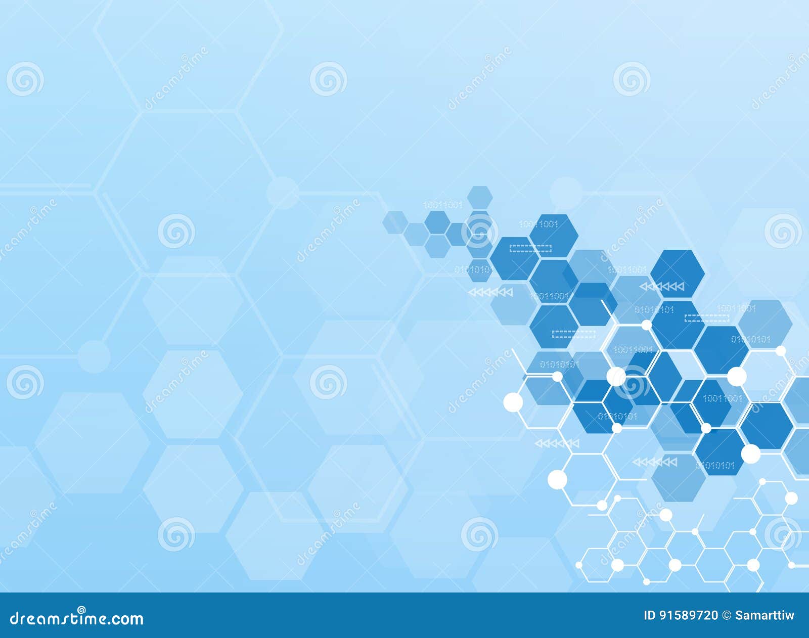 Abstract Molecules Medical Background Stock Vector - Illustration of ...