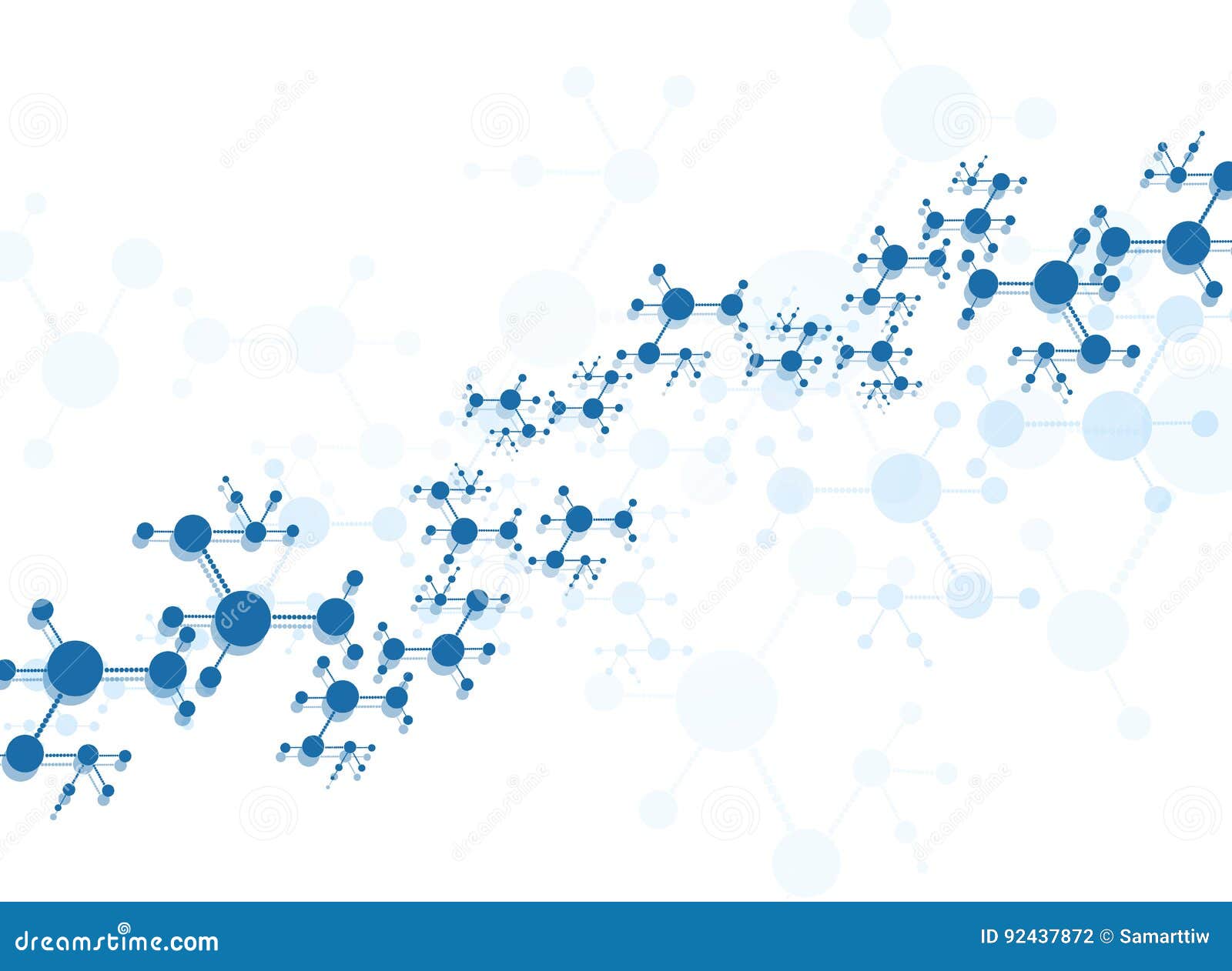 Abstract Molecules Medical Background Stock Vector - Illustration of ...