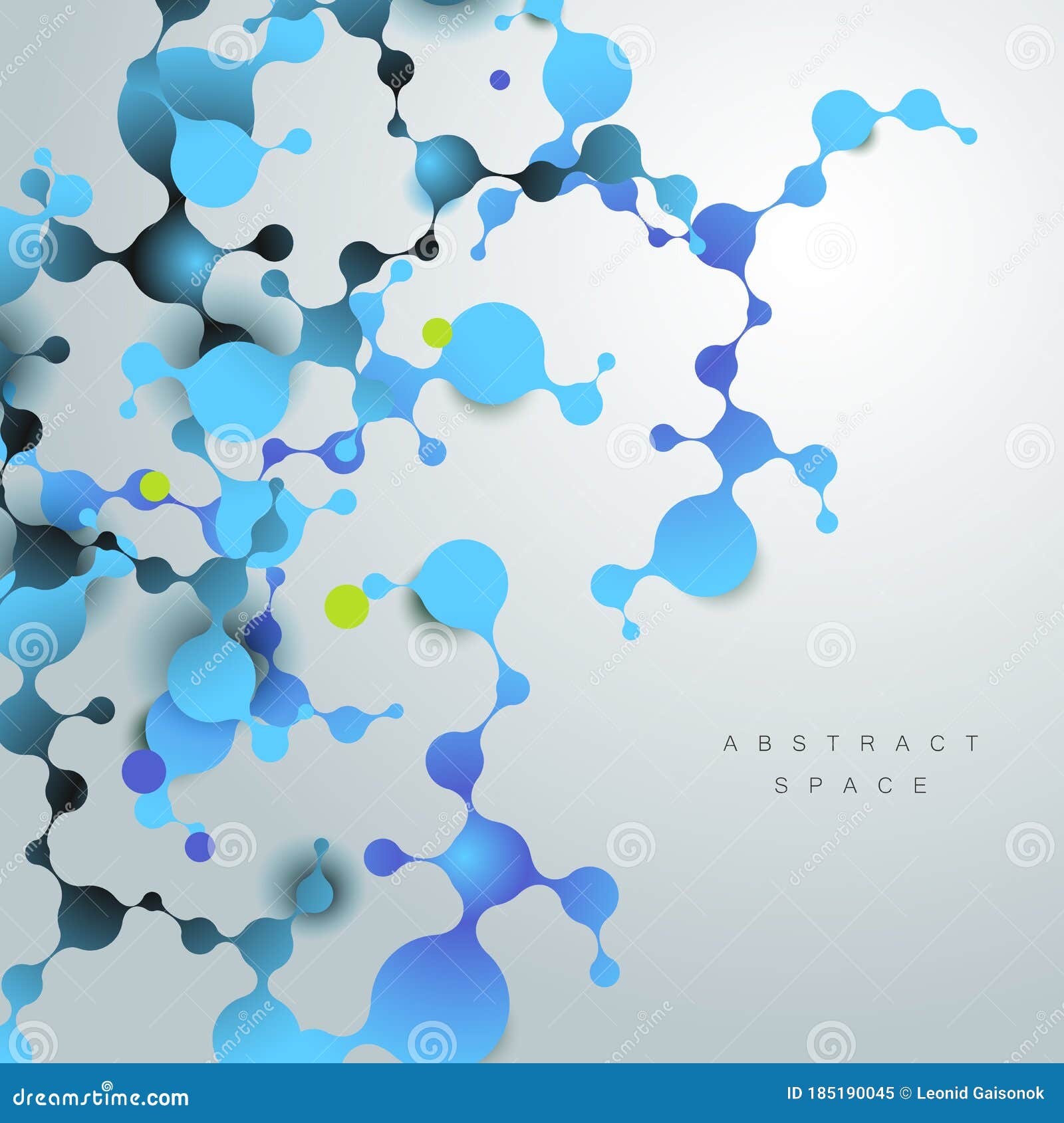 Abstract Molecules Structure with Connect Spherical Particles. Vector ... Abstract Molecules Structure with Connect Spherical Particles. Vector ...
