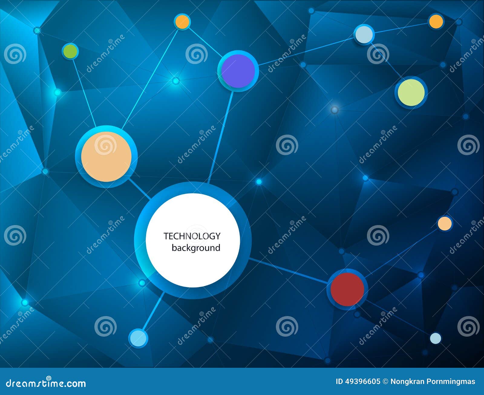 Abstract Molecules Technology Background Stock Vector - Illustration of ...