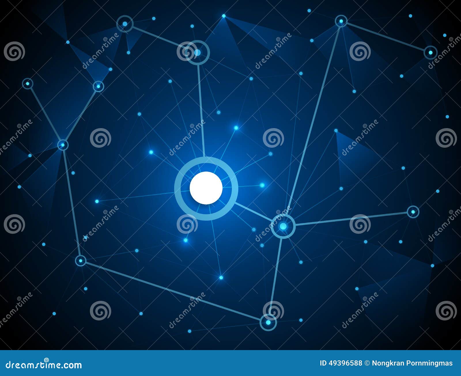 Abstract Molecules Technology Background Vector Illustration ...