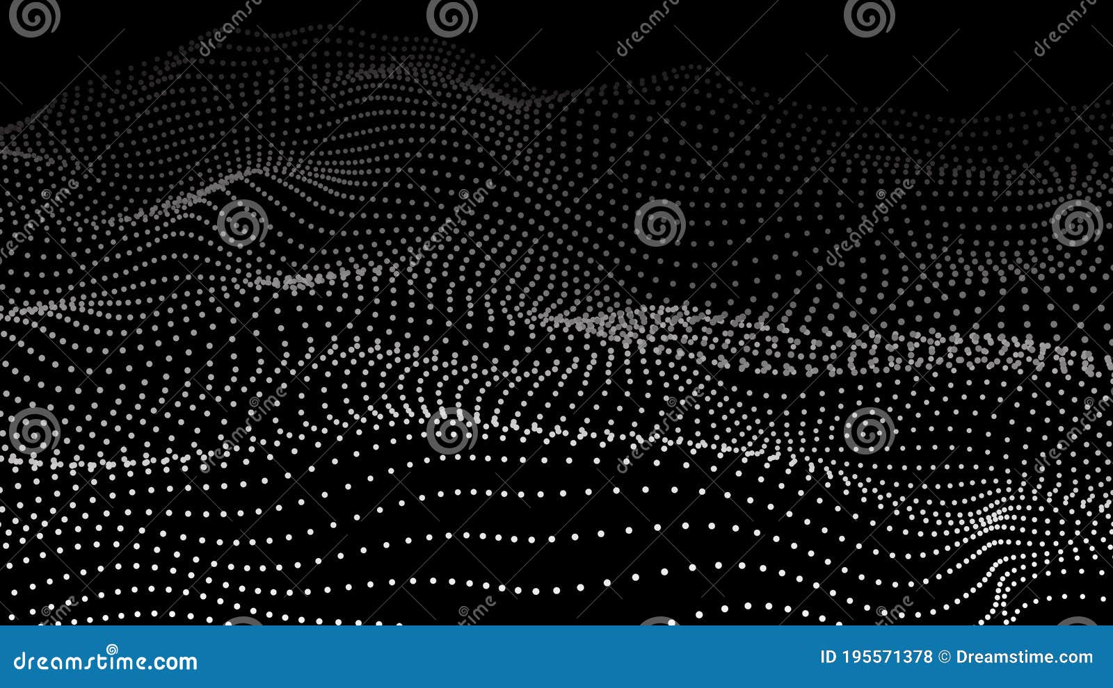 Abstract Molecural Background. Particles Wave. Science Background ...