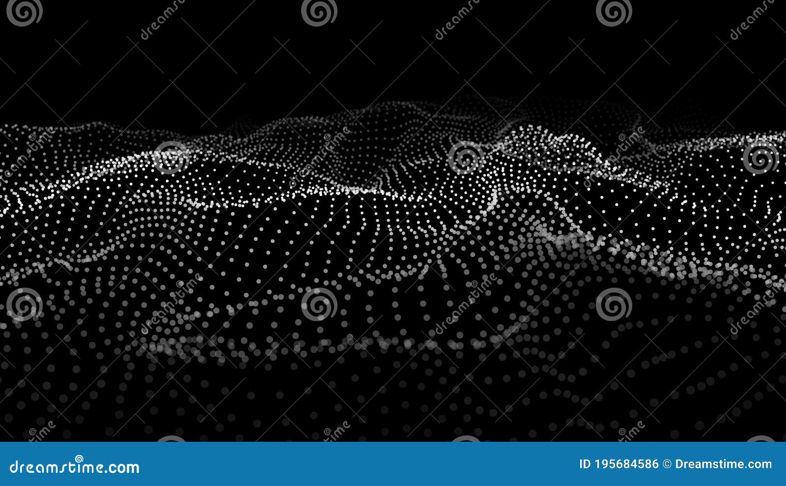 Abstract Molecural Background. Particles Wave. Science Background ...