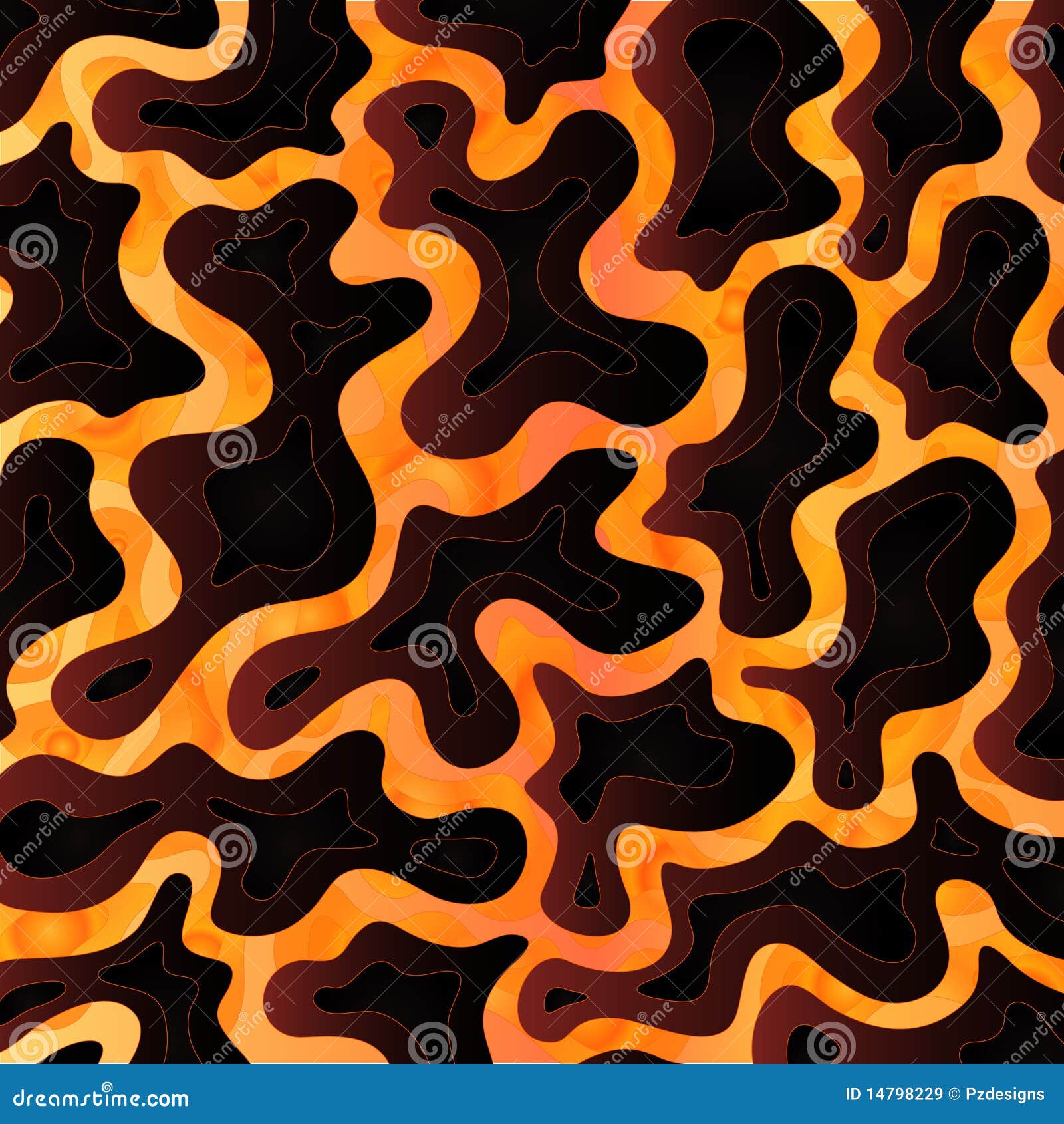 Abstract Molten Lava stock vector. Illustration of decorative - 14798229