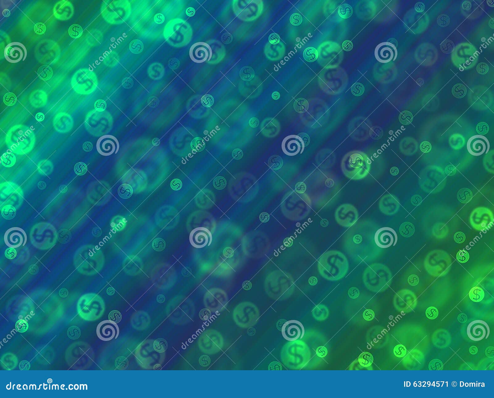 Abstract Money Background with a Dollar Sign Stock Image - Image of ...