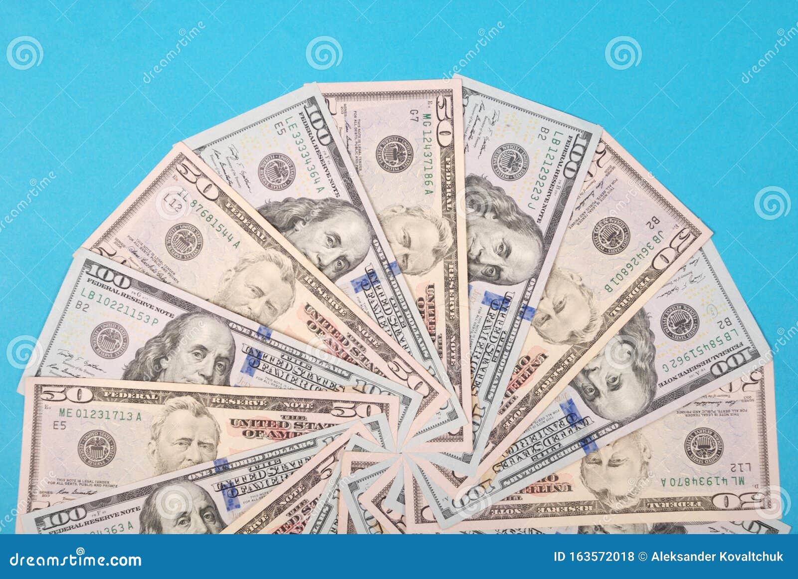 Abstract Money Background Raster Pattern Repeat Circle on Green Stock ...