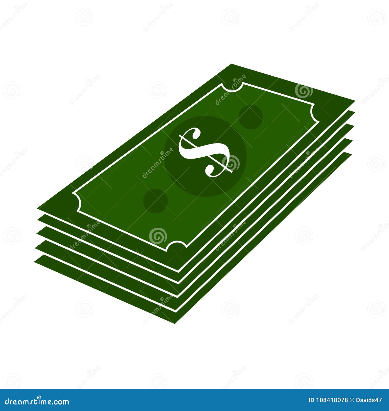 Abstract money object stock vector. Illustration of money - 108418078