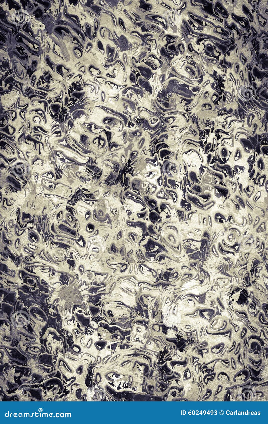 Abstract Monochrome Digital Art Painting Stock Illustration ...