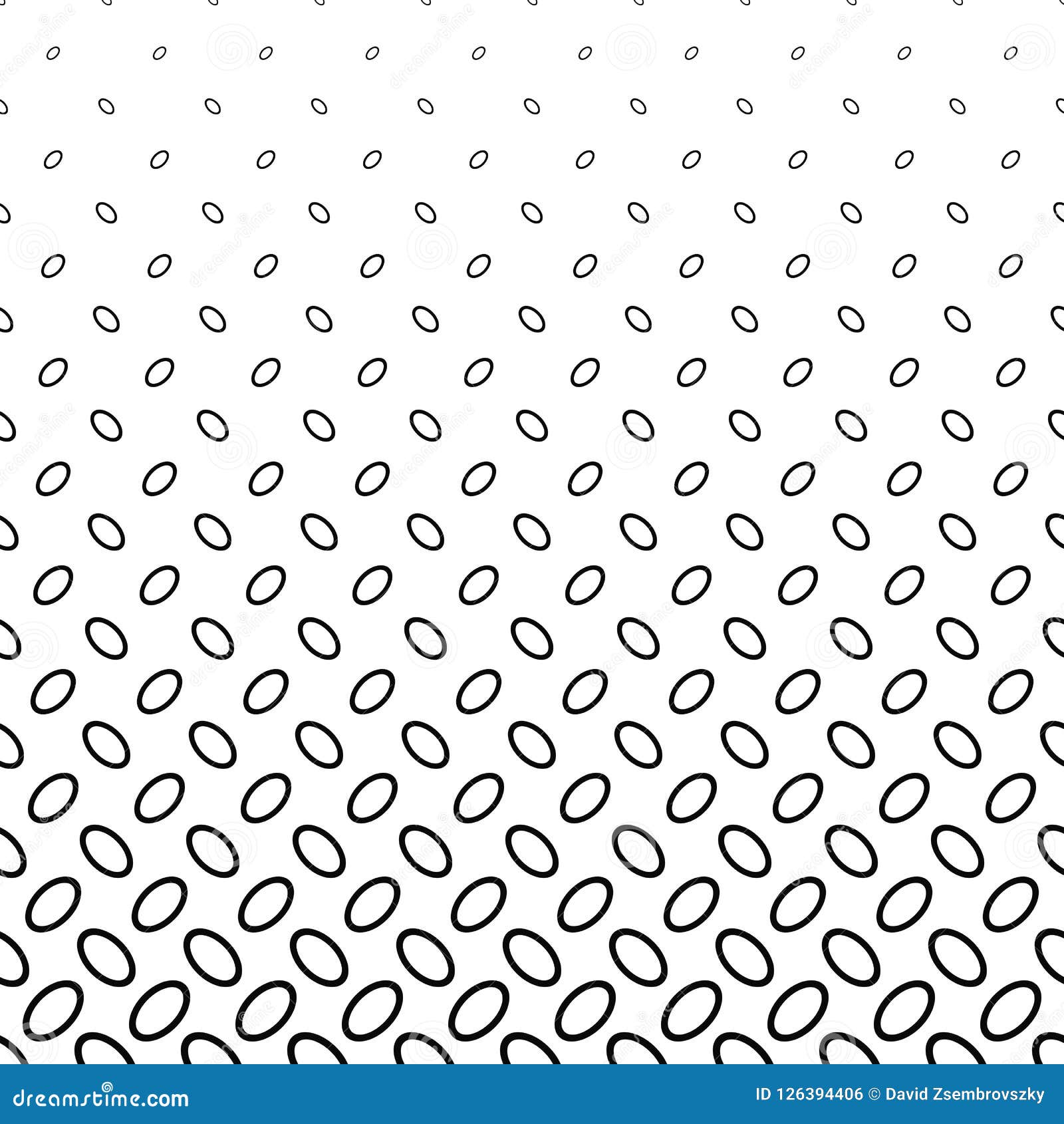 Abstract Monochrome Ellipse Pattern Background Stock Vector ...