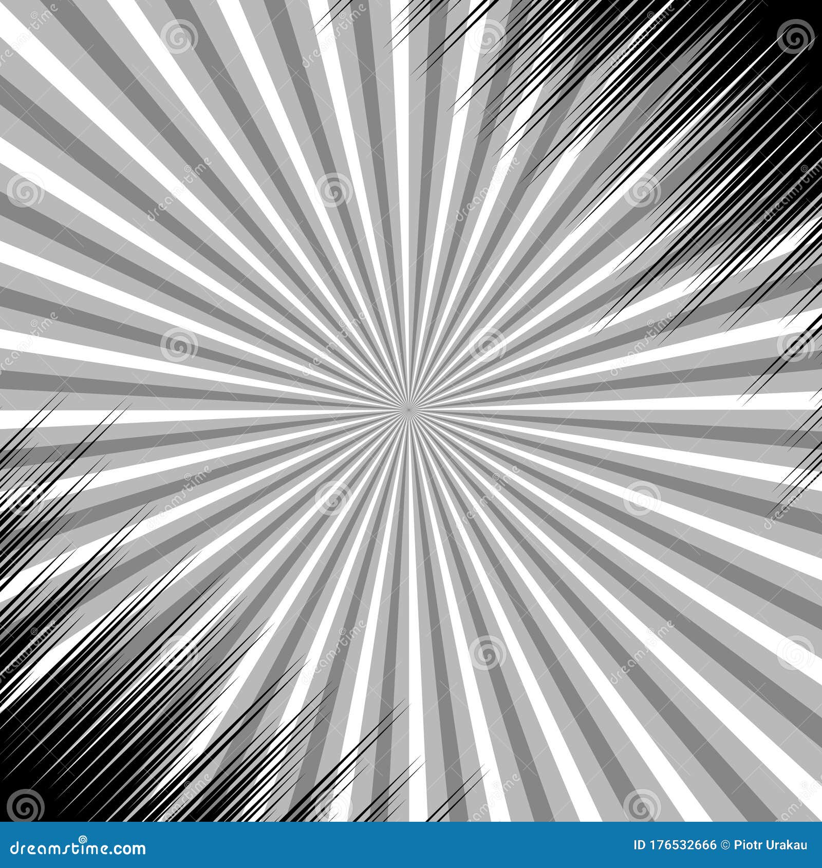 Abstract Monochrome Explosive Concept Stock Vector - Illustration of ...