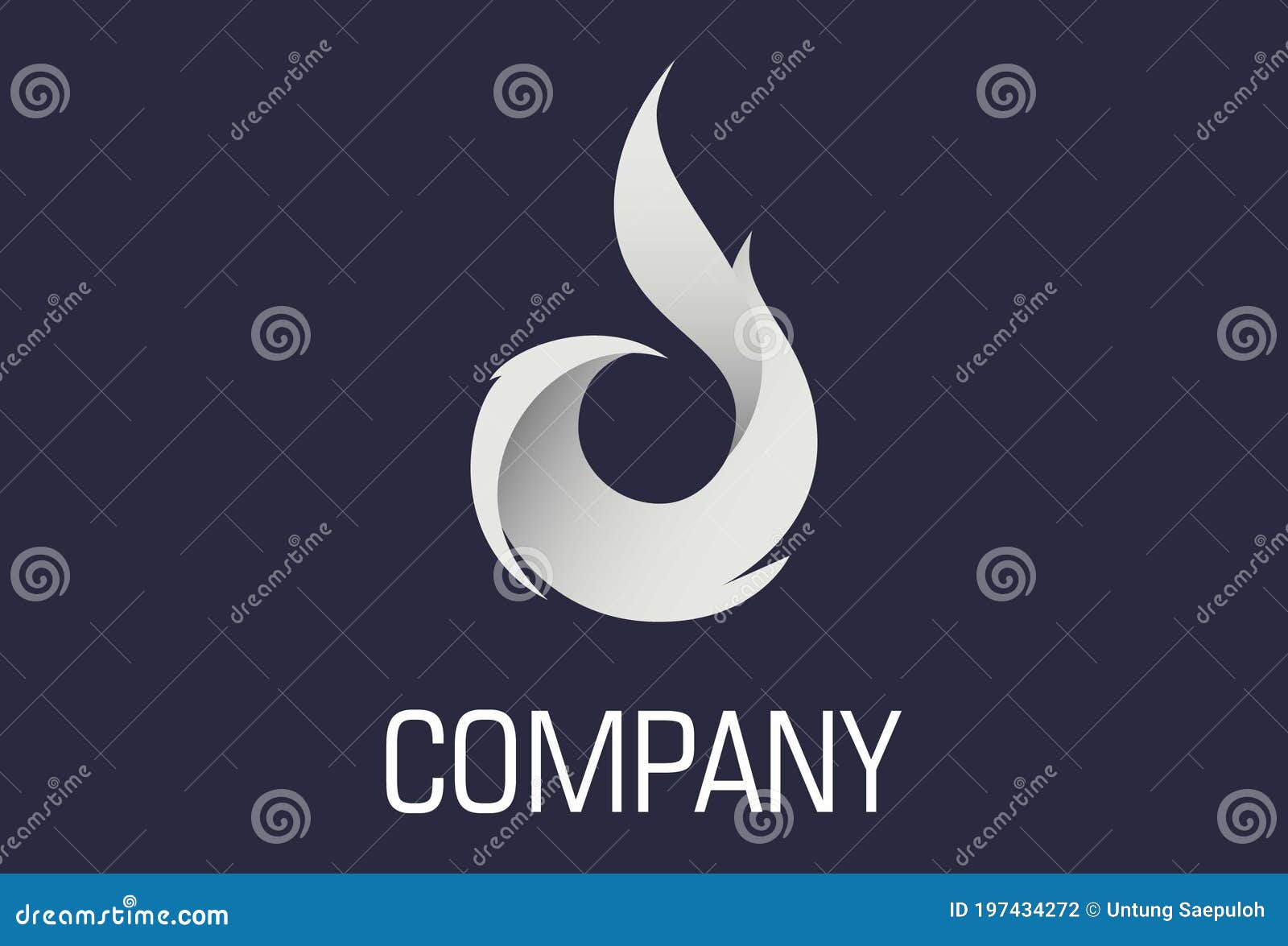 Abstract Monochrome Flame Drop Logo Design Stock Vector - Illustration of grilling, heat: 197434272