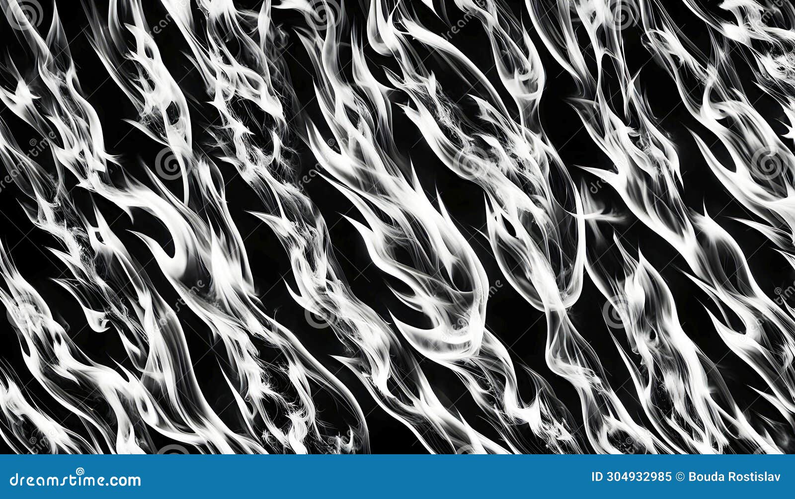 Abstract Monochrome Flame Patterns Stock Illustration - Illustration of ...
