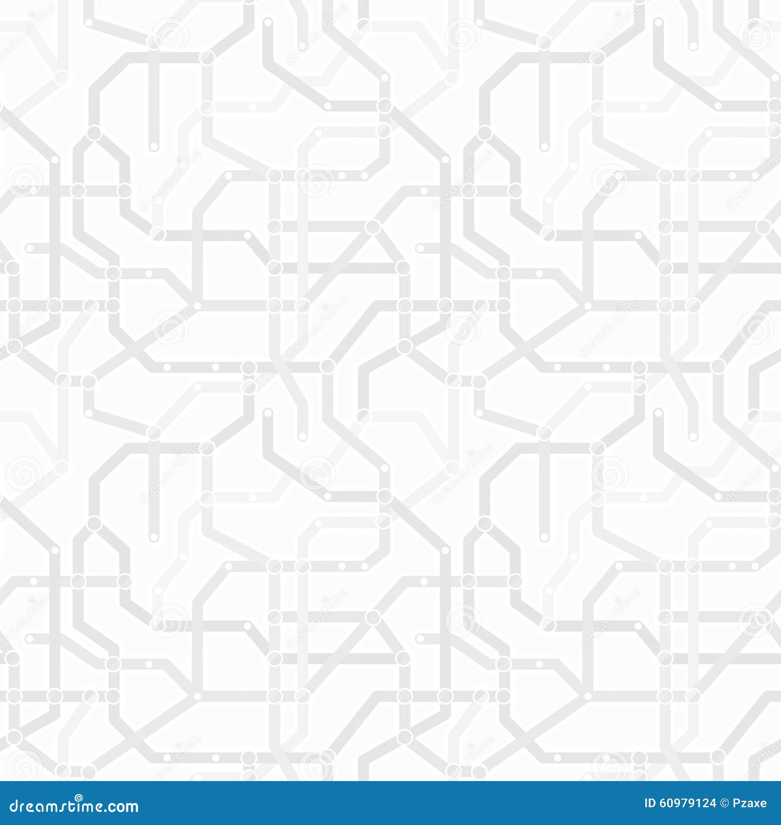 Metro Map Pattern. Seamless Print Of Underground Railway Stations With ...