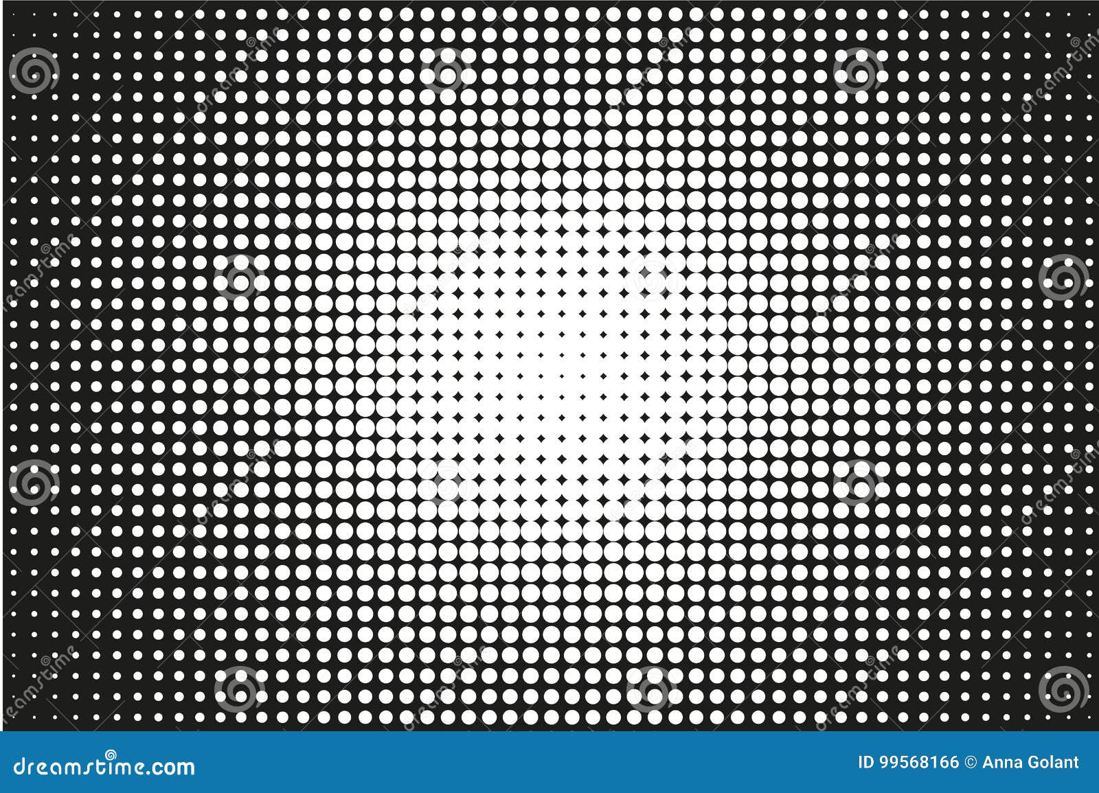 Abstract Monochrome Halftone Pattern. Comic Background Stock Vector ...