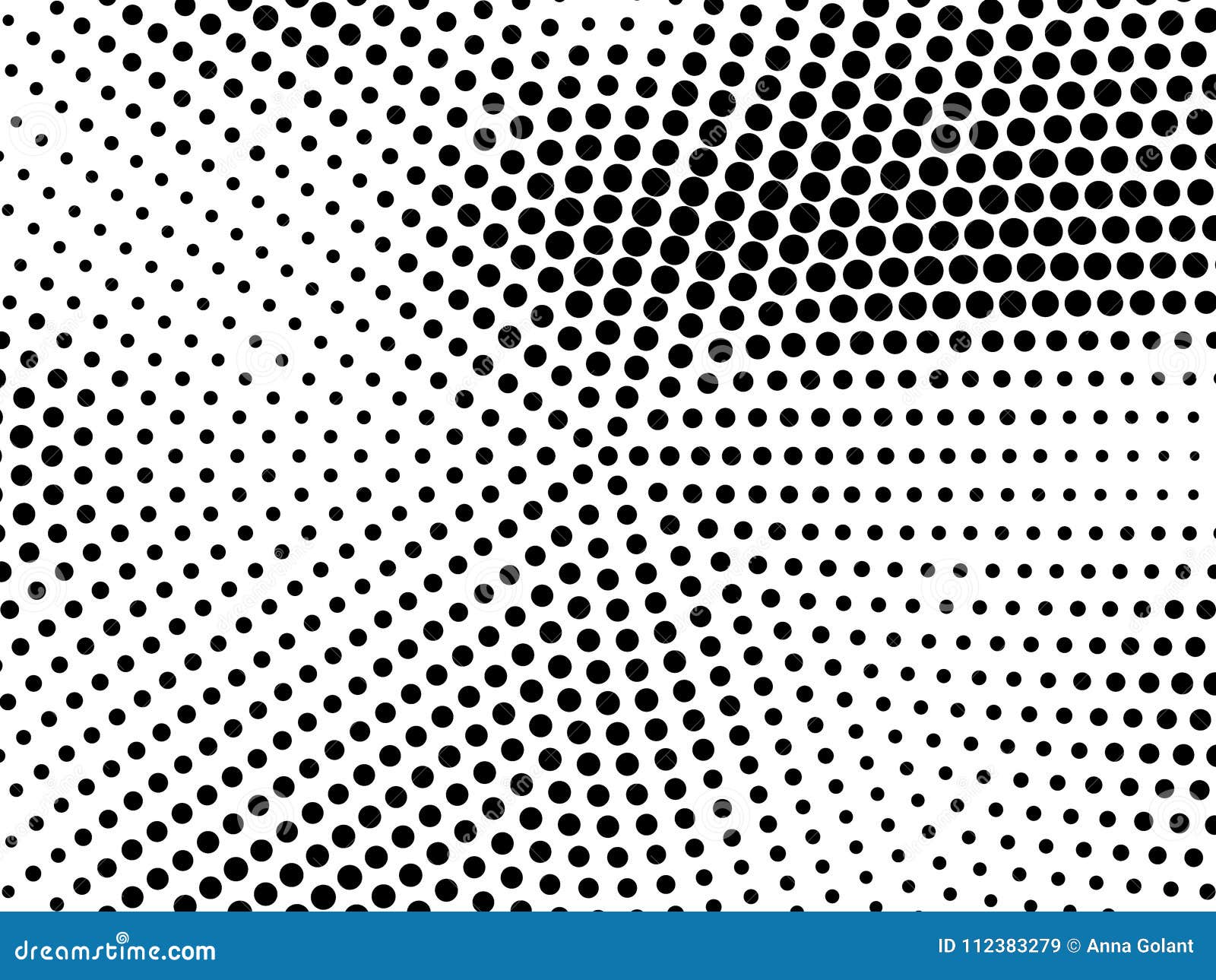 Abstract Monochrome Halftone Pattern. Futuristic Panel. Grunge Dotted ...