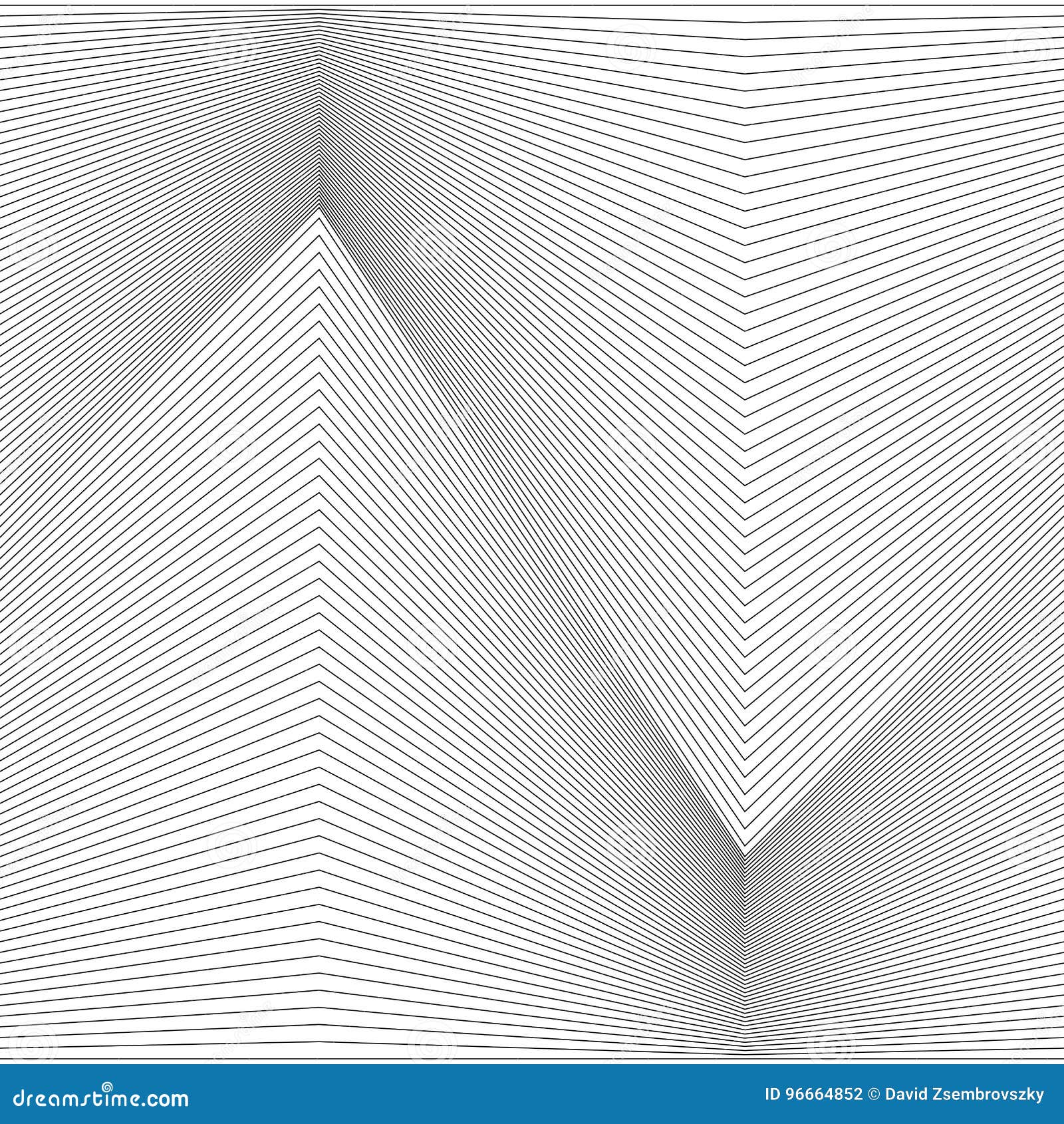Abstract Monochrome Line Pattern Background Design In Zig Zag Shape Vector Graphic Stock