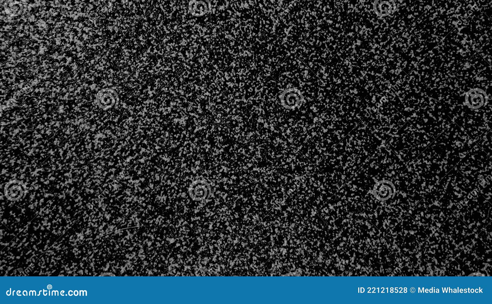 Abstract Monochrome Noise Effect on a Black Background, Seamless Loop ...