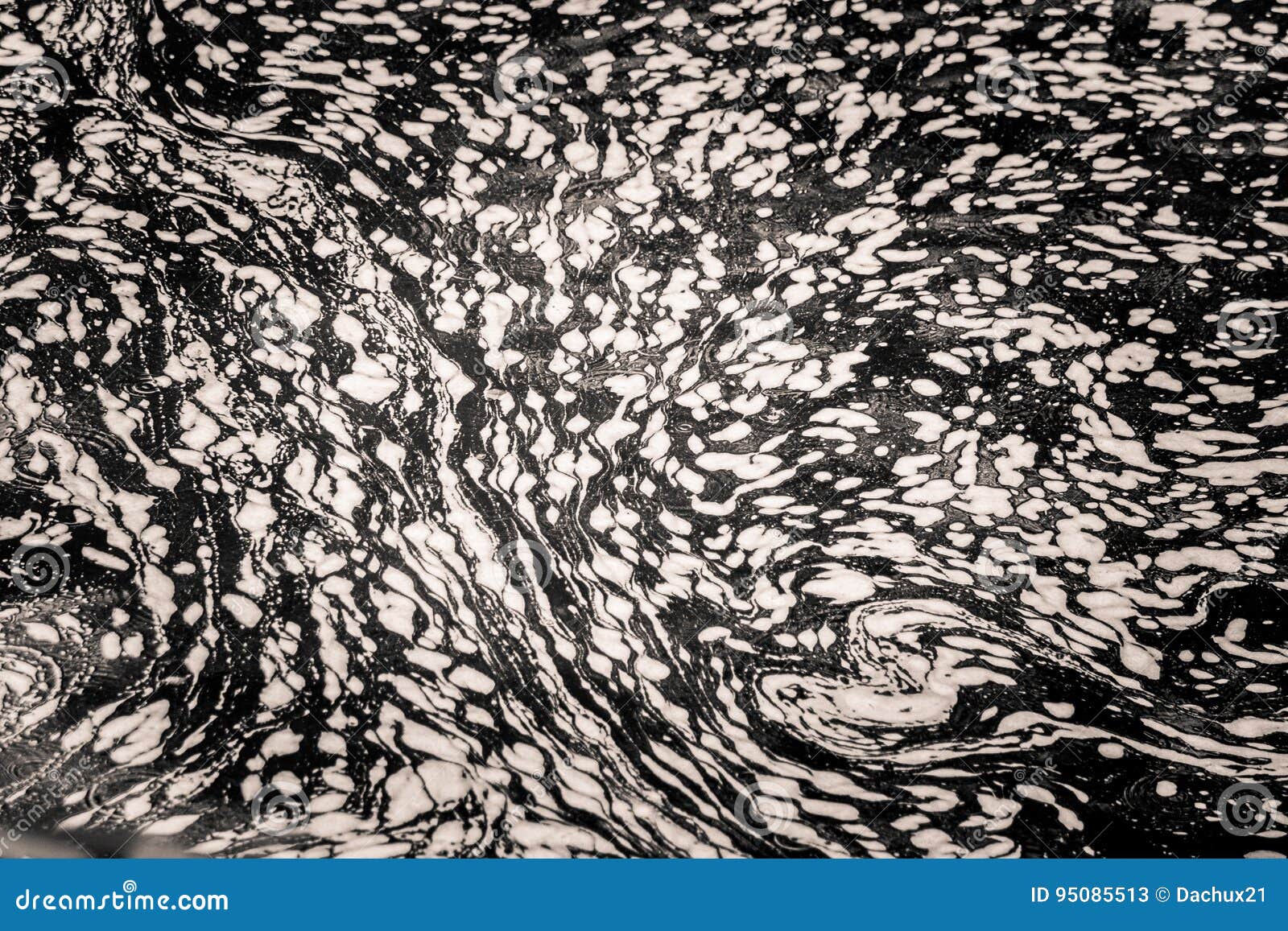 An Abstract, Monochrome Pattern of River Surface. Stock Image - Image ...