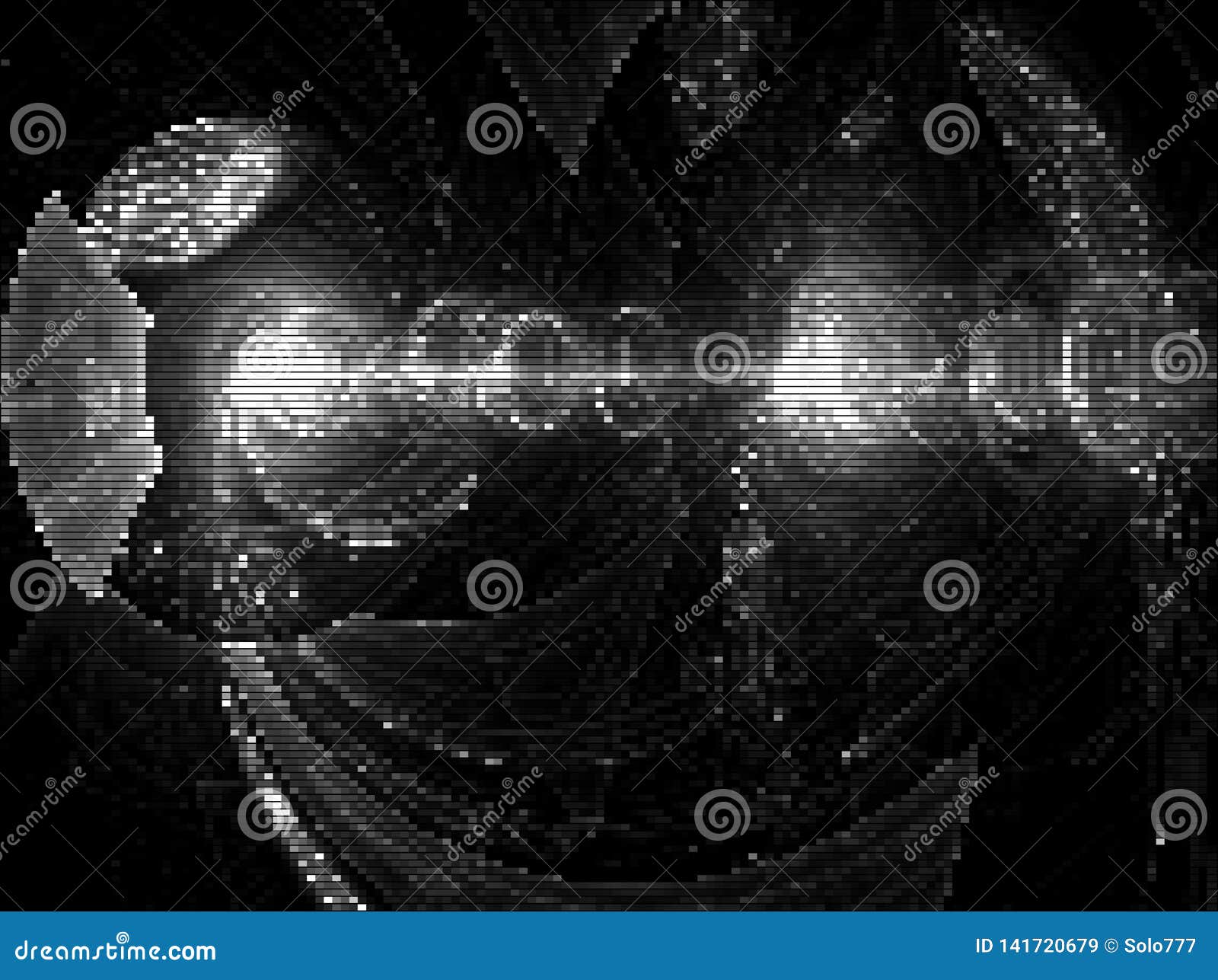 Abstract Monochrome Tech Style Background with Light Effects - Vector Illustration Stock Vector ...