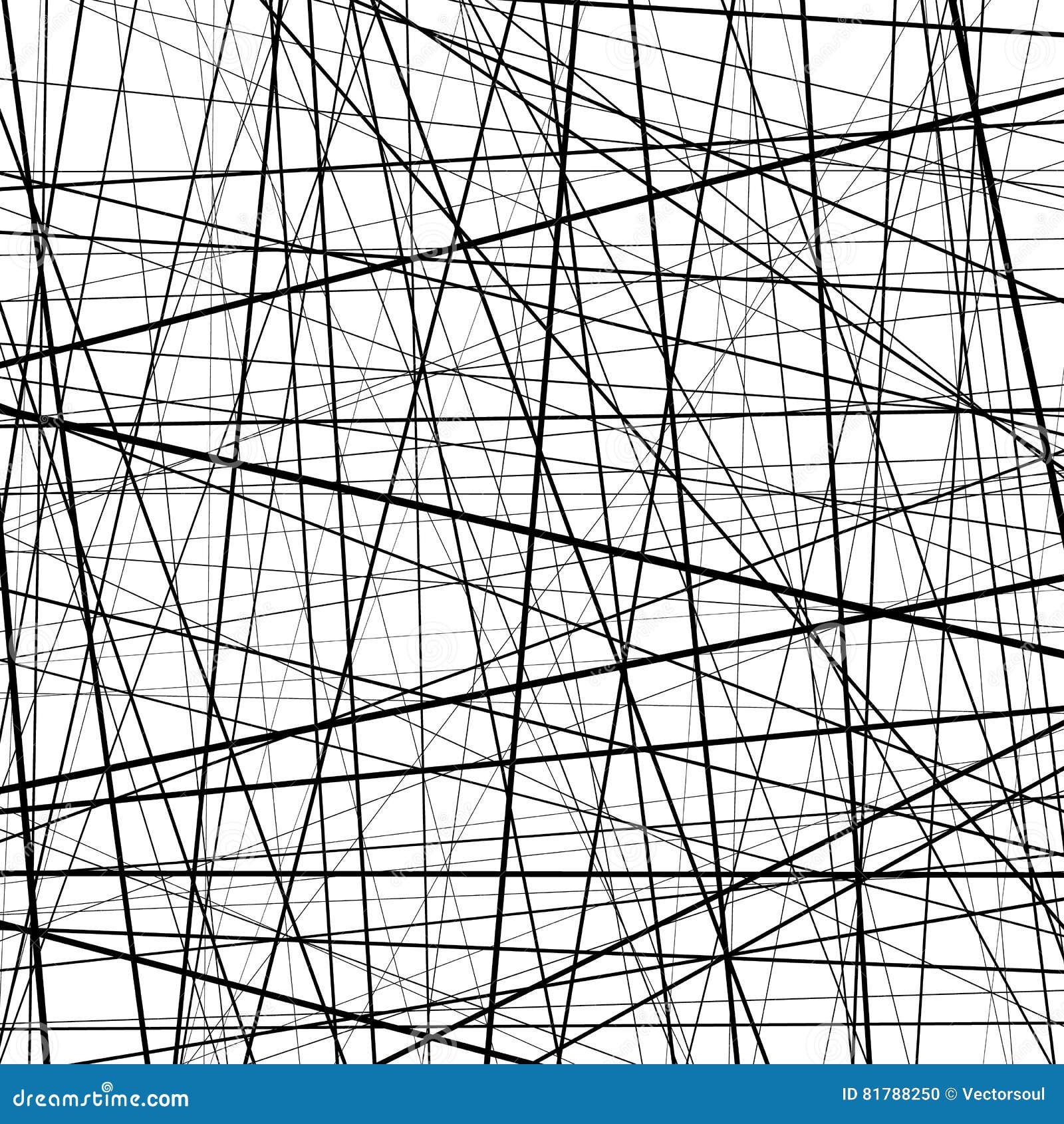 Monochrome Intersecting Stripes. Template For Labels, Fliers, Banners ...