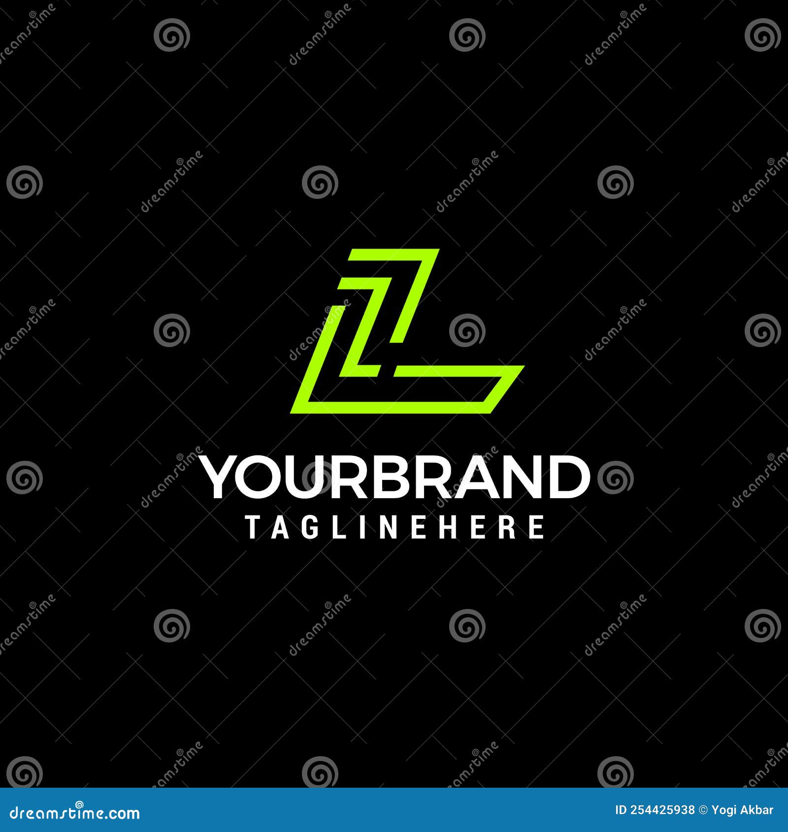 Abstract Monogram Letter L Logo Icon Design Minimalist L LL Creative ...