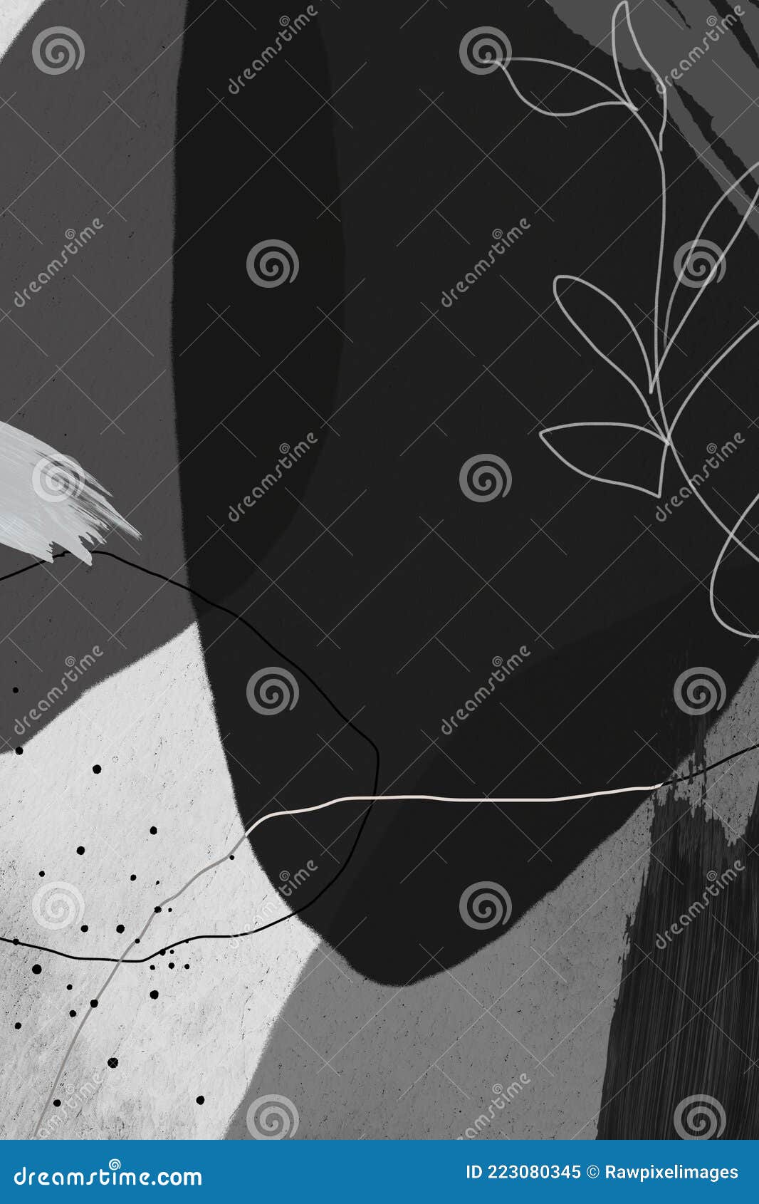 Monotone Poster Set Geometric Triangle Background Vector Illustration ...