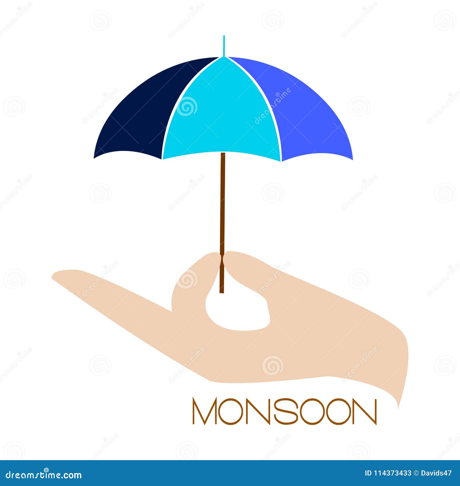 Abstract Monsoon Background Stock Vector - Illustration of natural ...