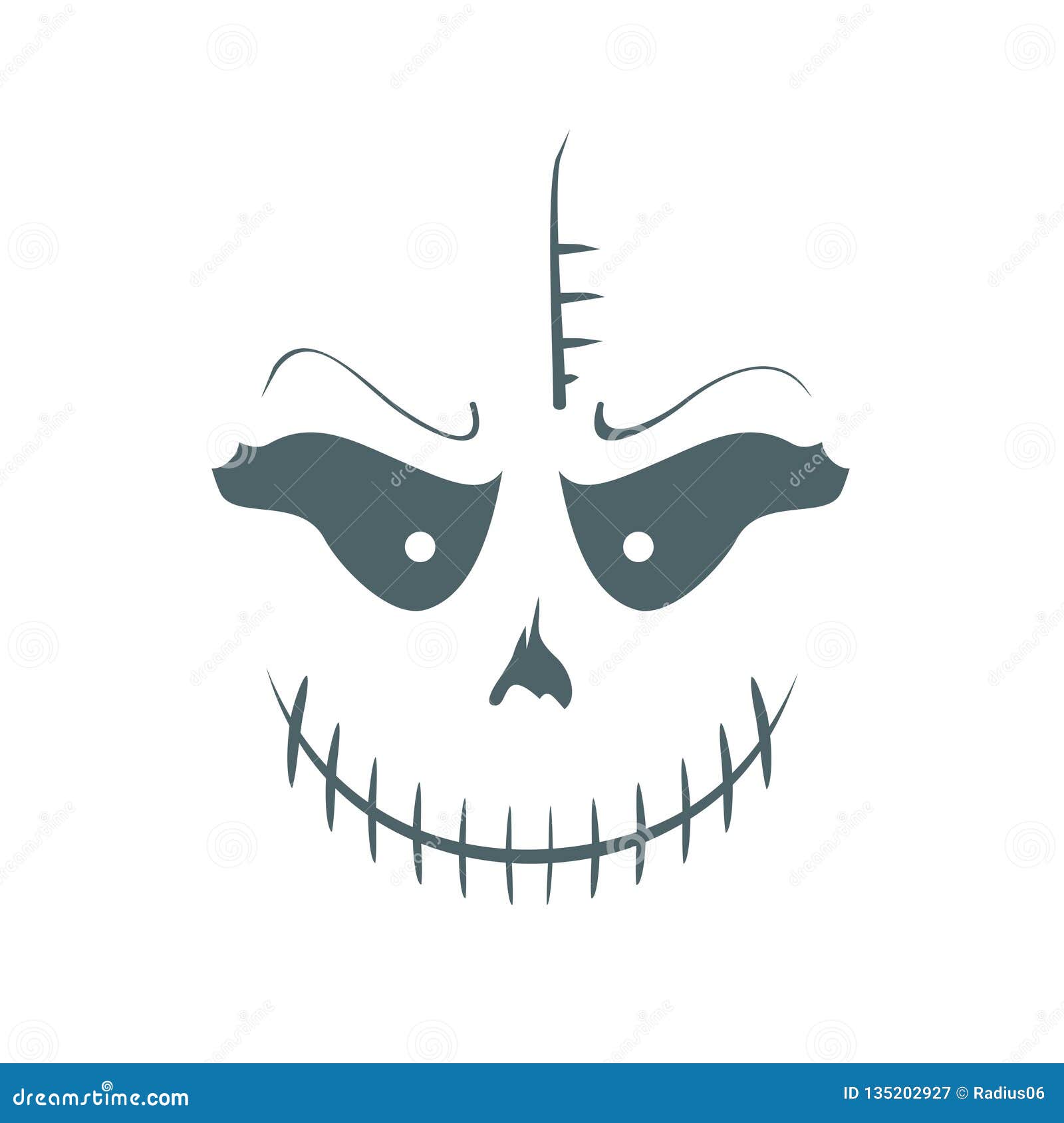 Evil Laugh Emoticon Cartoon Vector | CartoonDealer.com #71113643