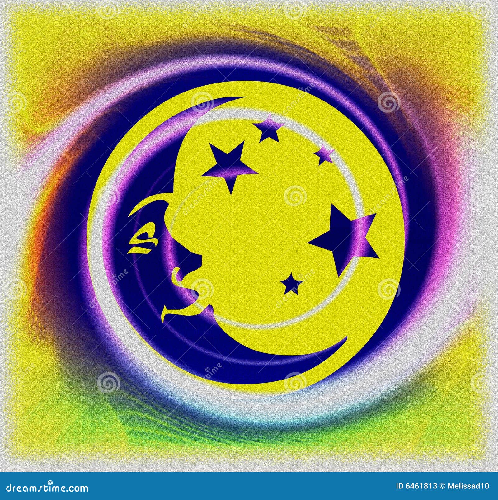 Abstract moon stock illustration. Illustration of computer - 6461813