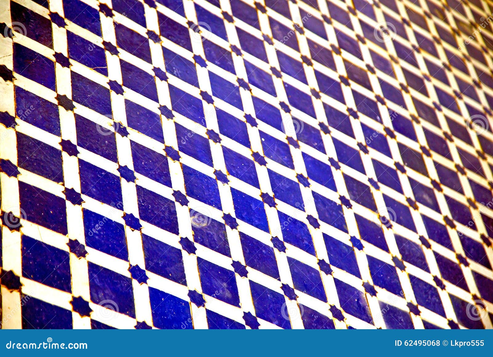 Abstract Morocco In Africa Tile Blue Texture Royalty-Free Stock Image ...
