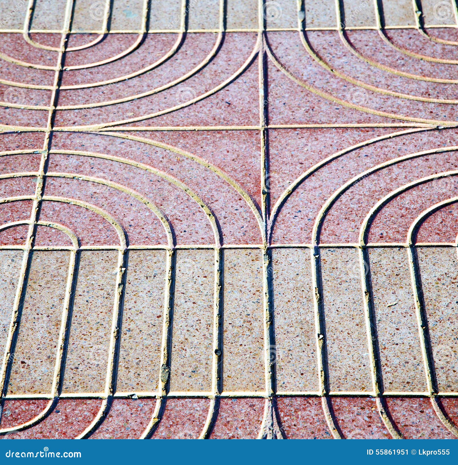 Frame, Colorated Edges Of Geometric Shapes Overlapping. Black ...