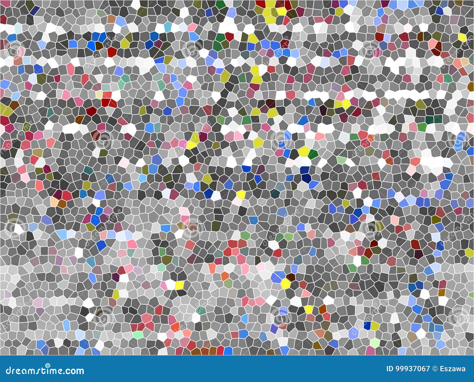 Abstract Mosaic Background, Bitmap, Computer Generated Stock ...