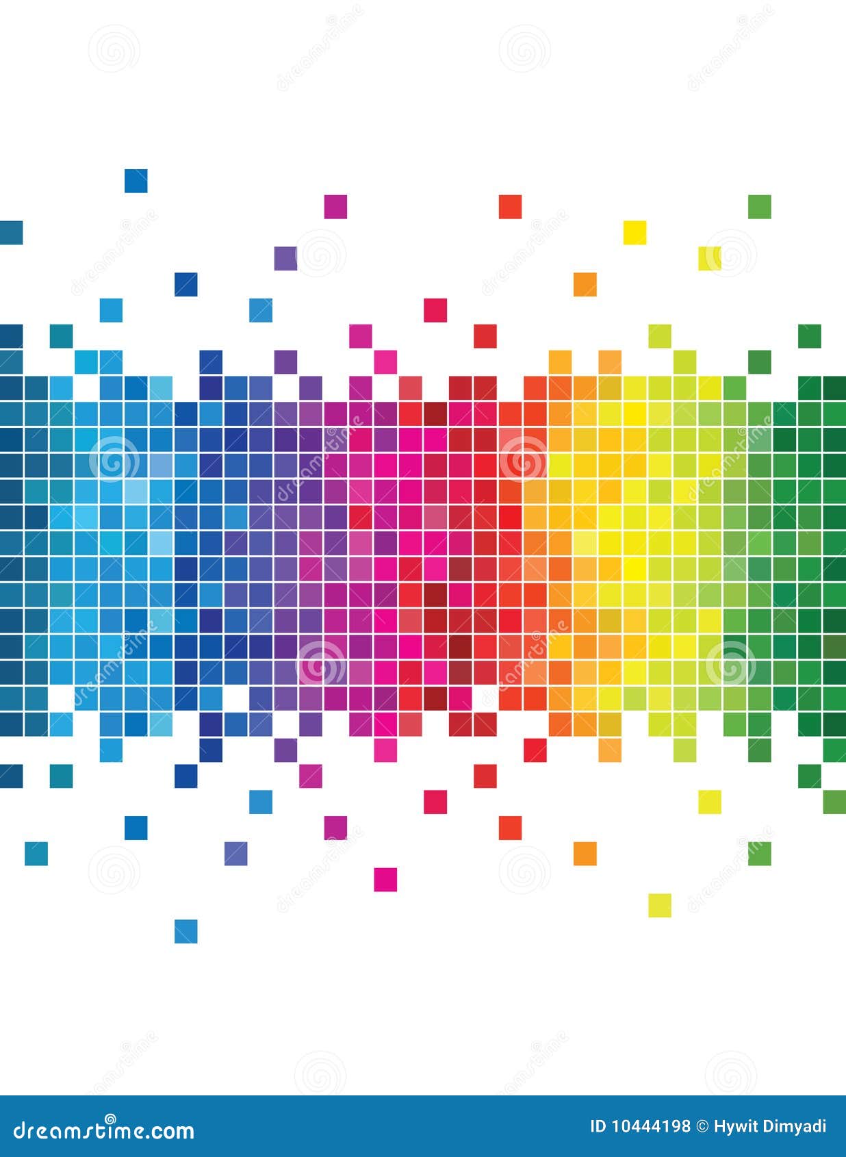 Abstract Mosaic Color Pixels Royalty Free Stock Photos - Image: 10444198