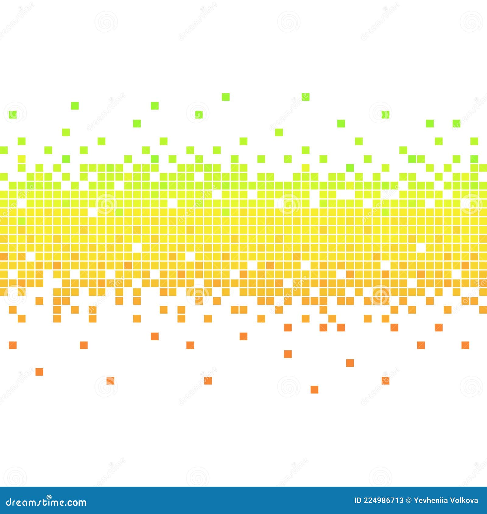 Yellow-green Pixel Background Stock Vector - Illustration of wall ...