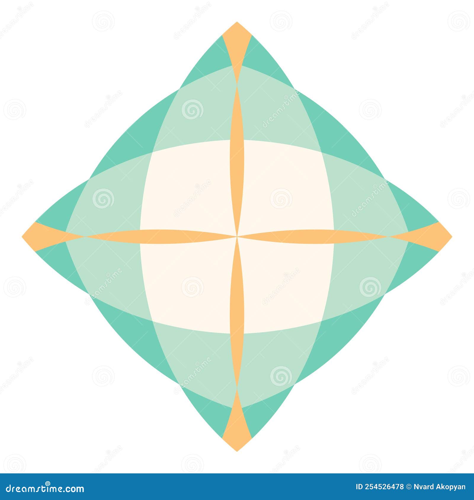 Abstract Mosaic Pattern Pastel Colored Patch Illustration Stock Vector ...