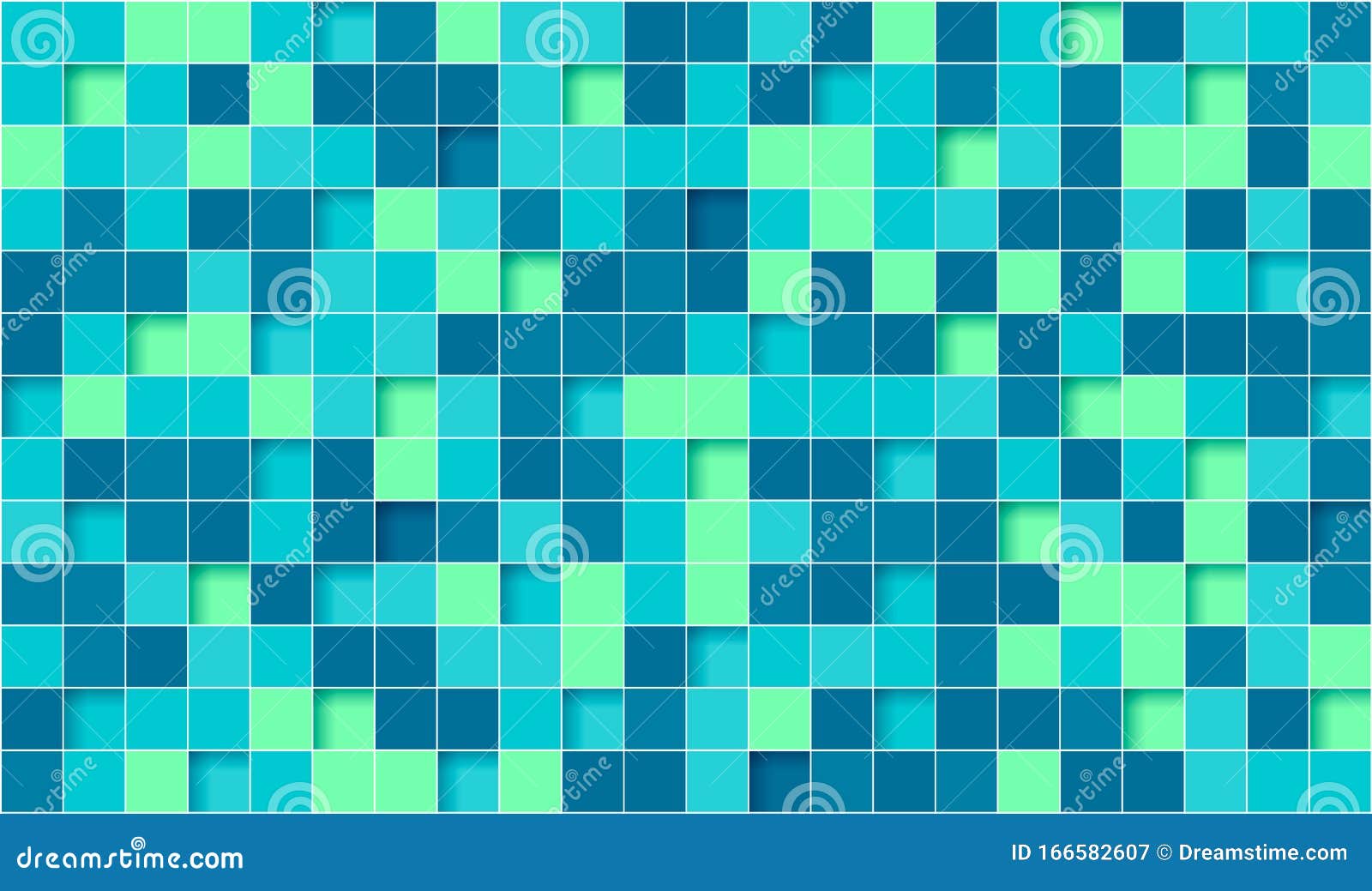 Abstract Mosaic Pixel Background, Colorful Squares. Vector. Stock ...