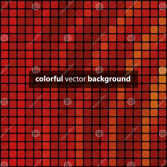 Abstract Mosaic Square Tiles Texture Background Stock Vector ...
