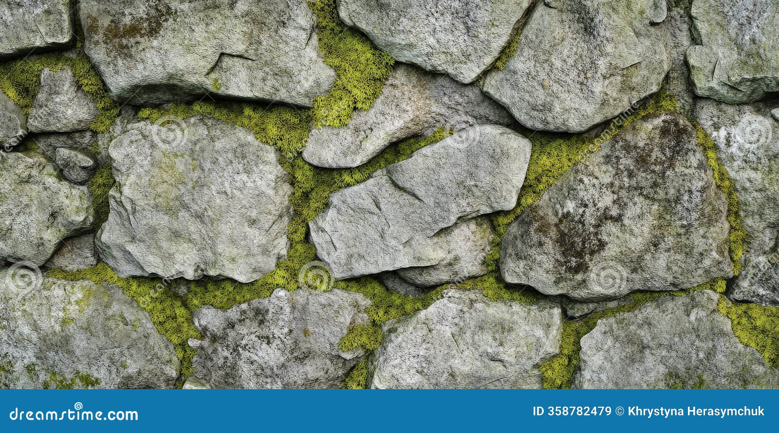 Abstract Moss Green and Gray Stone Texture with Organic Patterns and ...