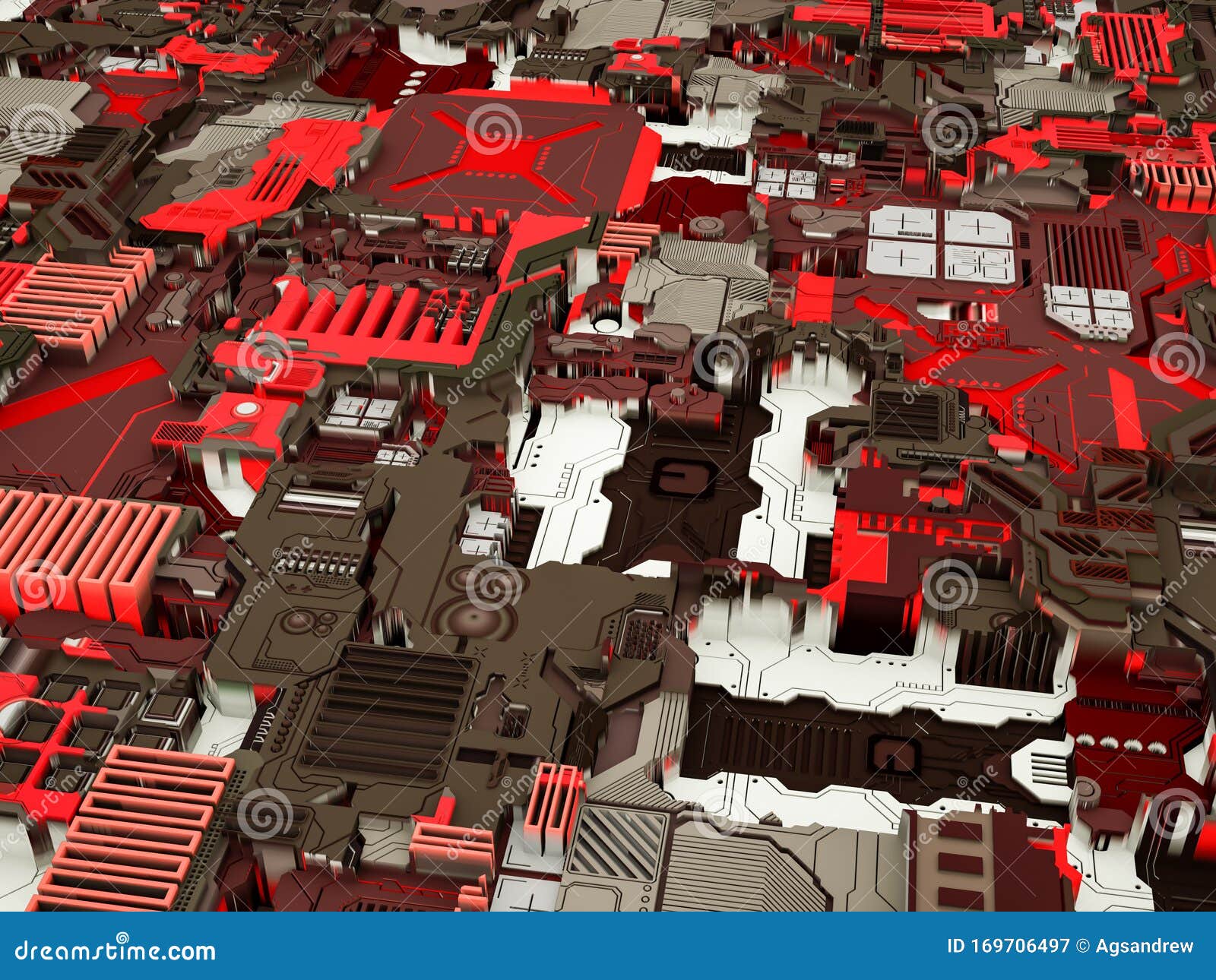 Abstract Motherboard stock illustration. Illustration of modern - 169706497