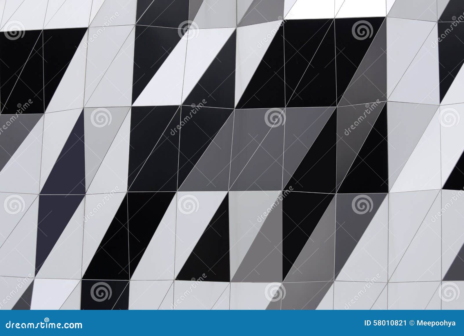 Abstract Motifs of the Building Wall. Stock Image - Image of triangular ...
