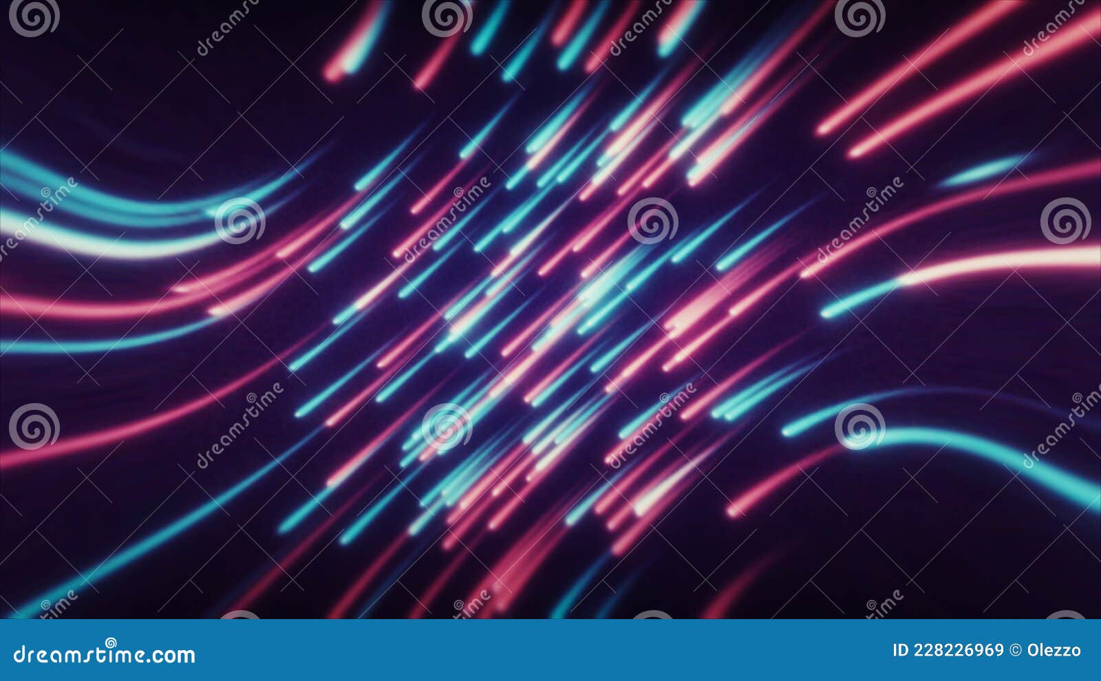 Abstract Motion Neon Background, Bright Colorful Glowing Streaming ...