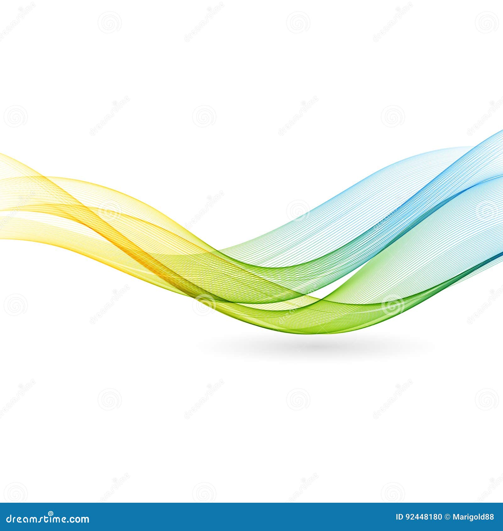 Abstract Motion Wave Illustration Stock Vector - Illustration of blue ...