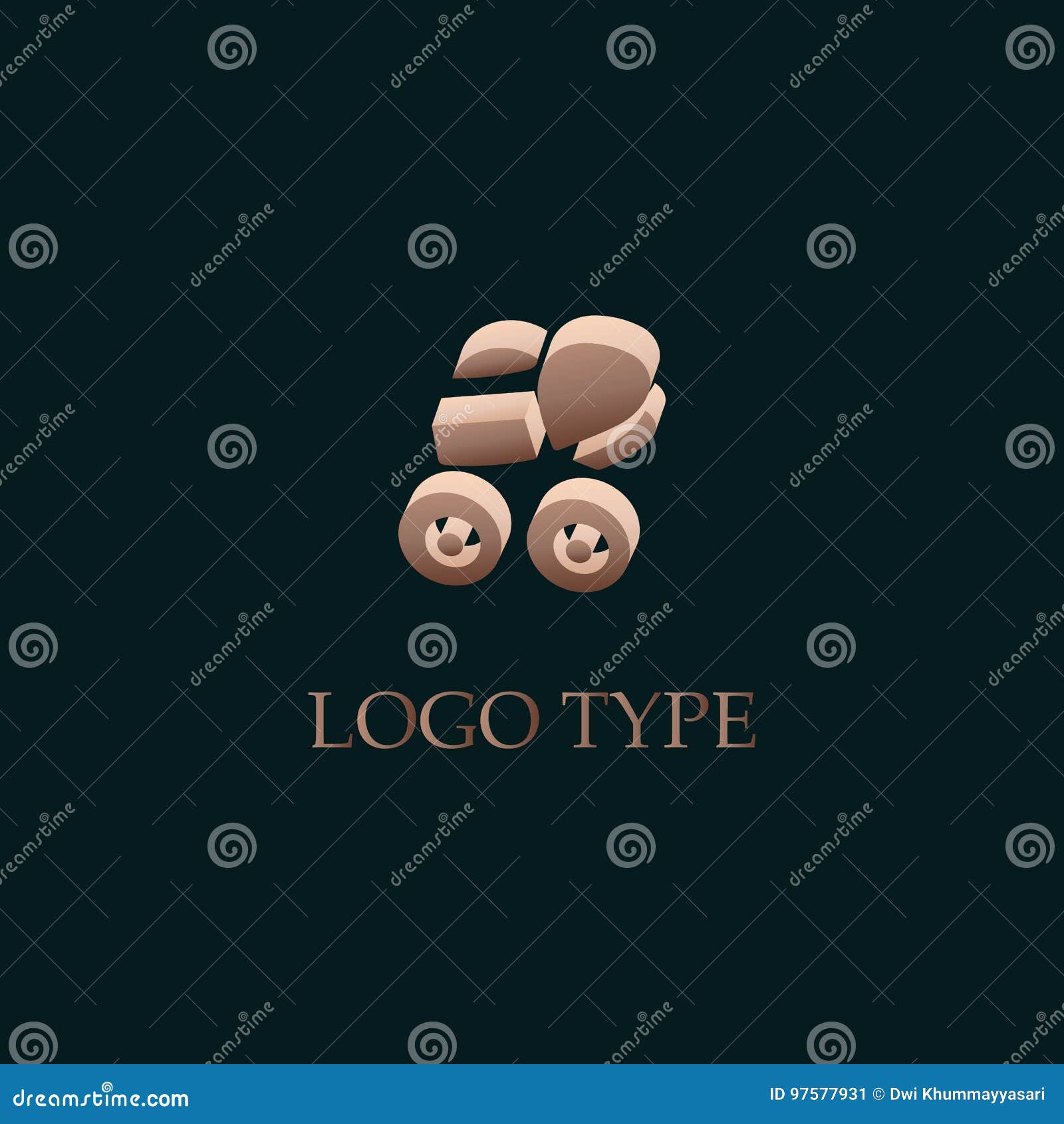 Abstract Motor Cycle 3d Logo Stock Vector - Illustration of racer ...