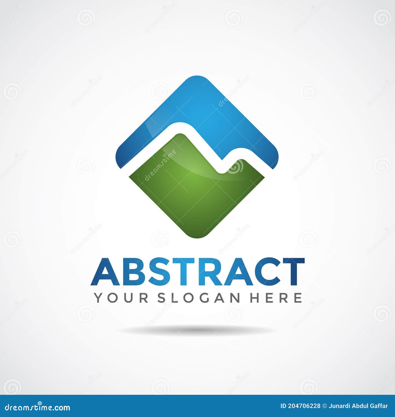 Abstract Mountain Logo Template. Vector Illustrator Eps.10 Stock Vector ...