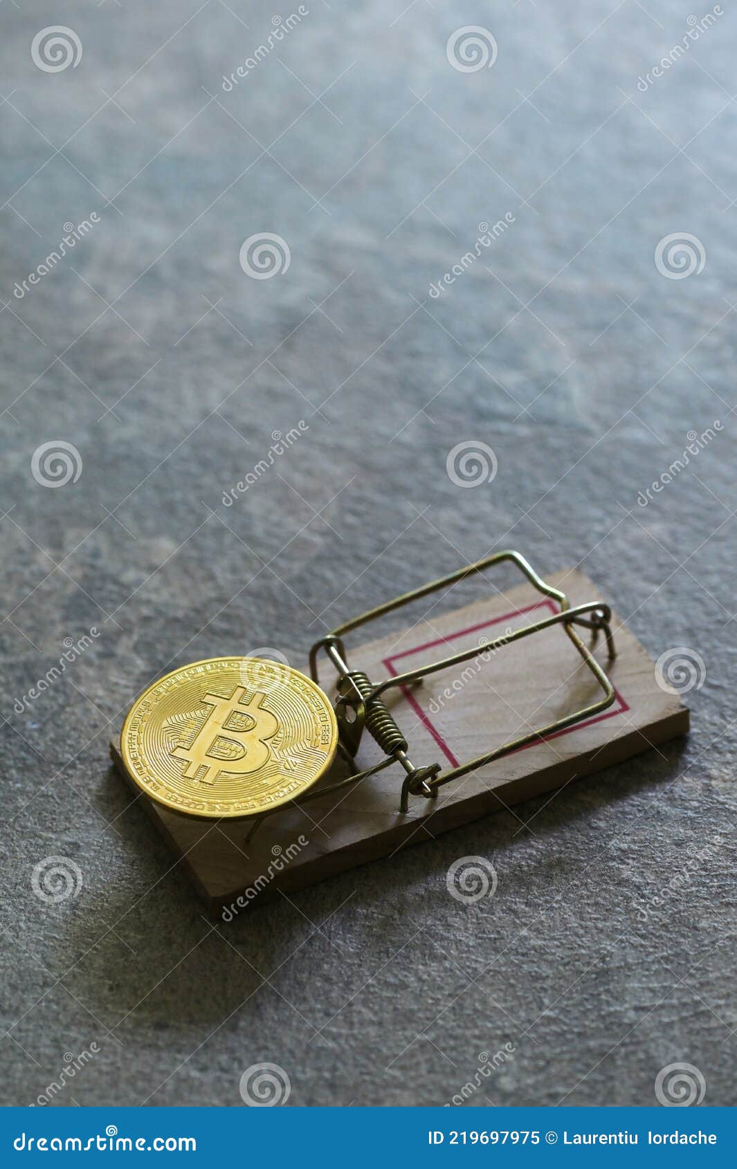 Abstract Mouse Trap with Cryptocurrency Bitcoin Editorial Image - Image ...