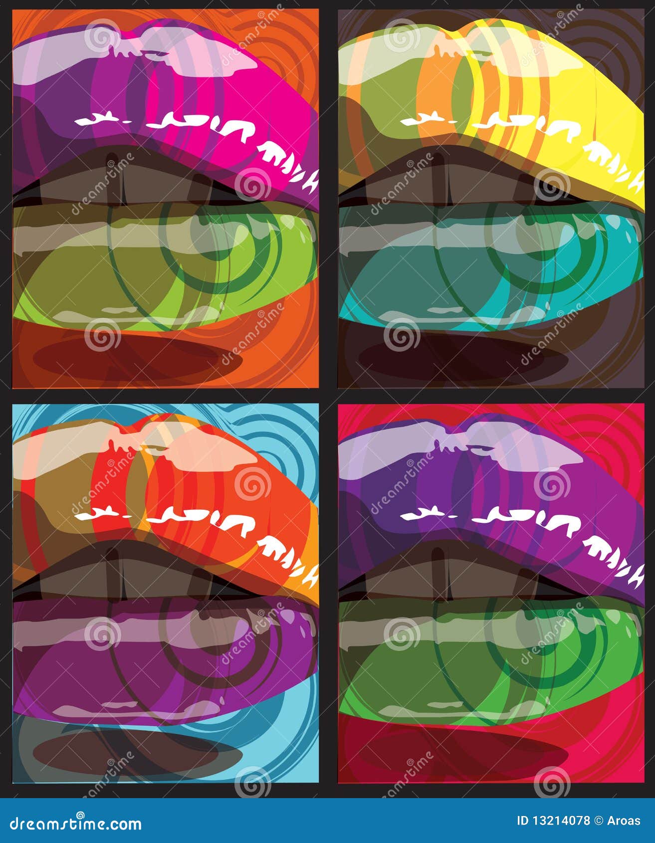 Abstract mouth. Vector stock vector. Illustration of cool - 13214078